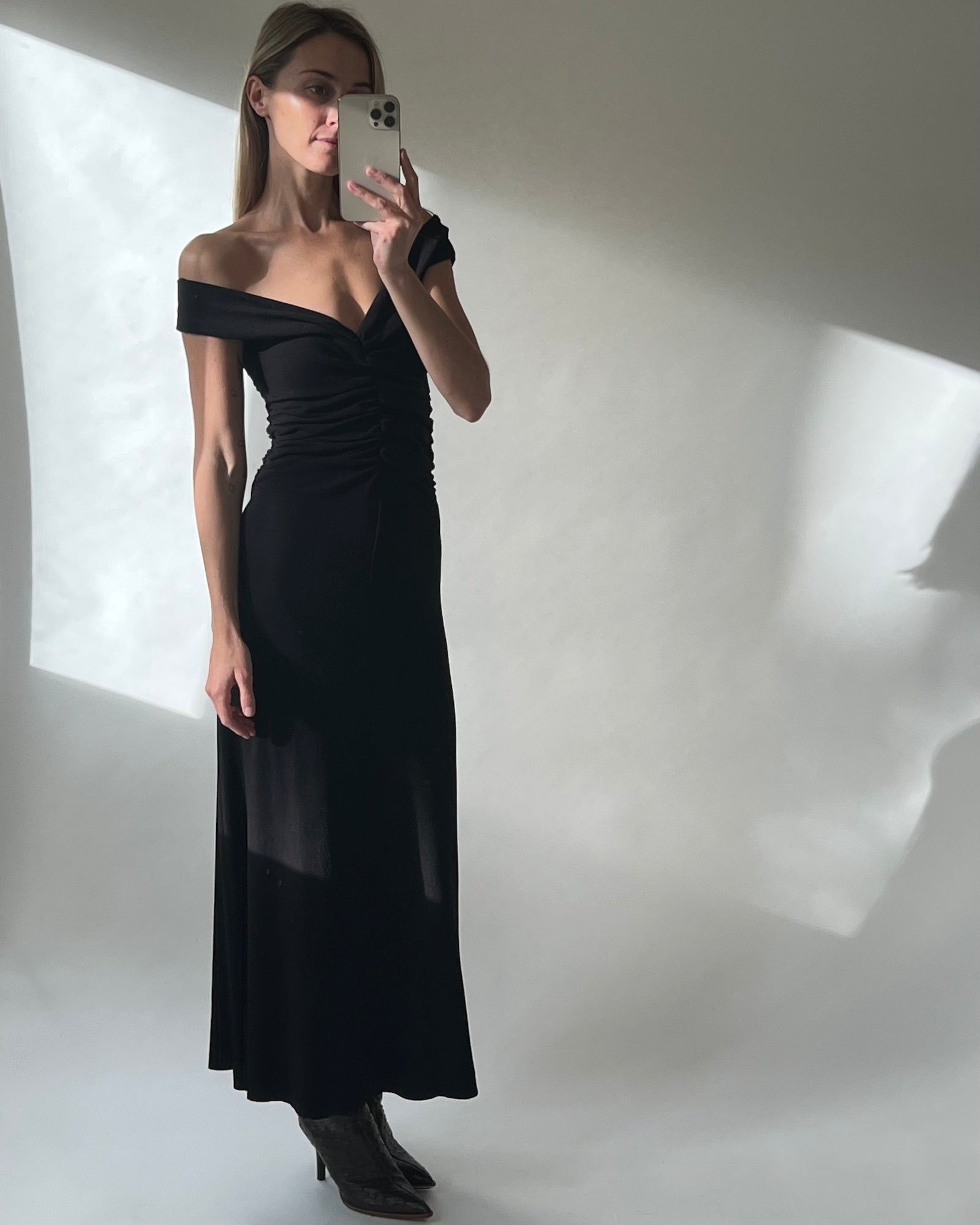NIVEAH DRESS | BLACK RIB – Dominique Healy