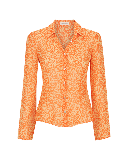 Ivy Shirt | Silk Floral – Dominique Healy