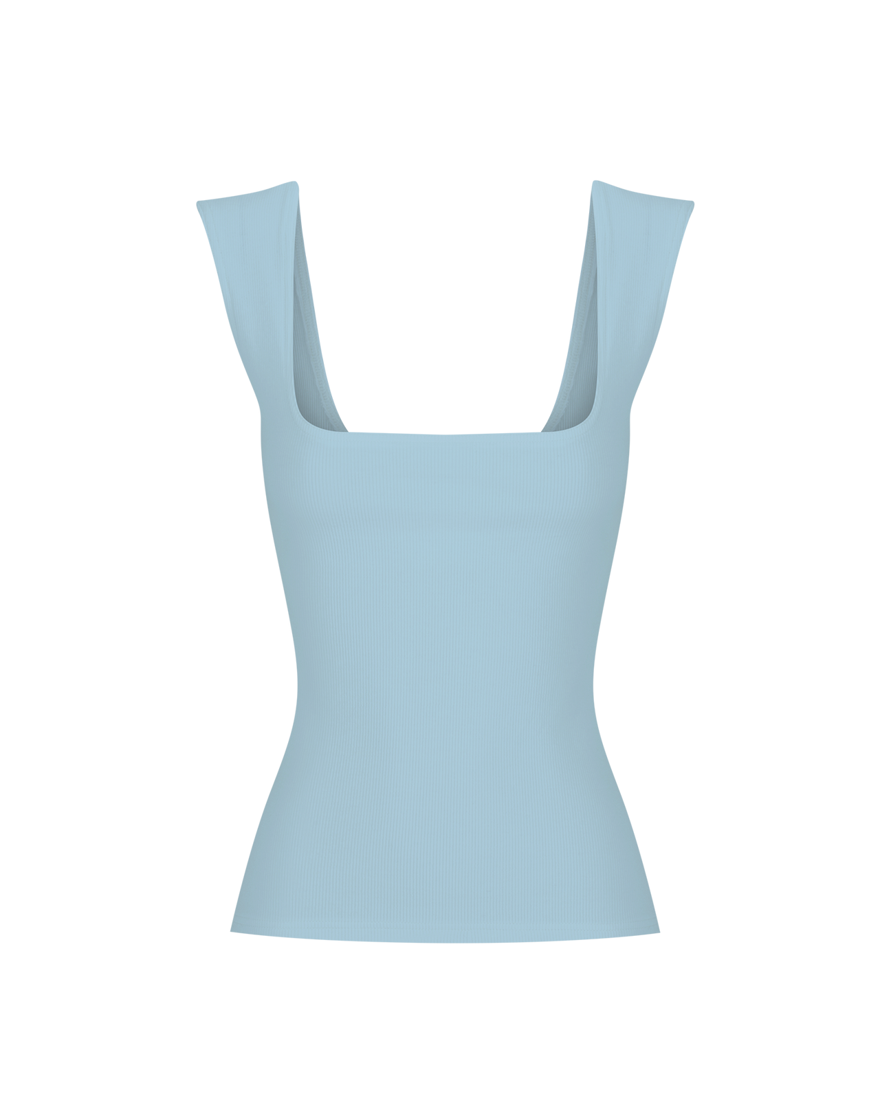Naia Tank | Blue Rib – Dominique Healy